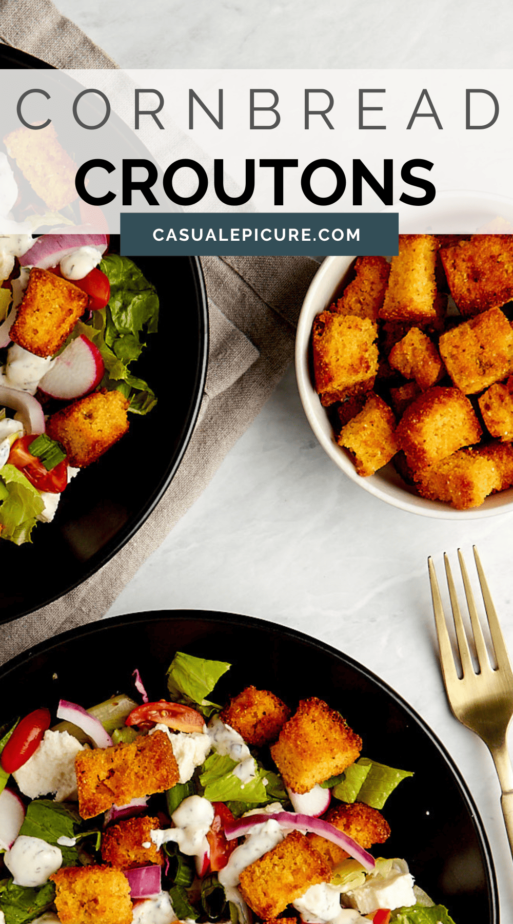 Cornbread Croutons | Casual Epicure