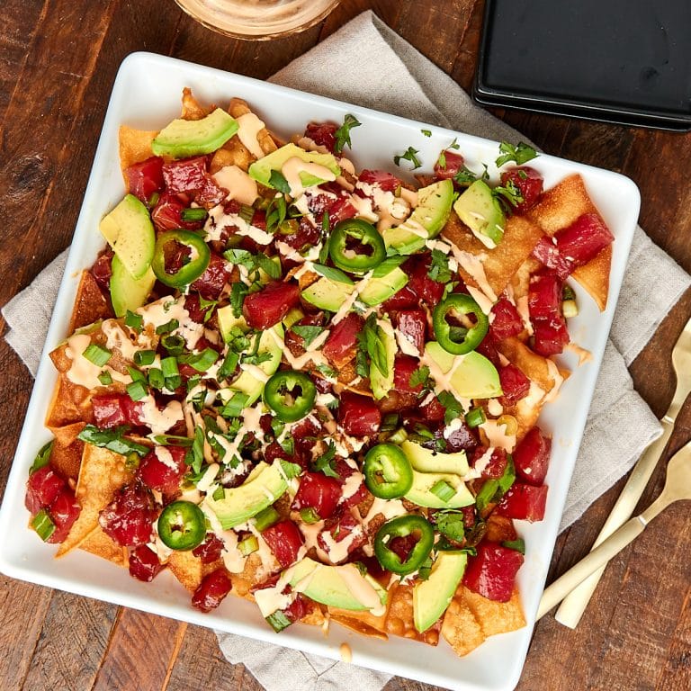 Ahi Tuna Poke Nachos Casual Epicure