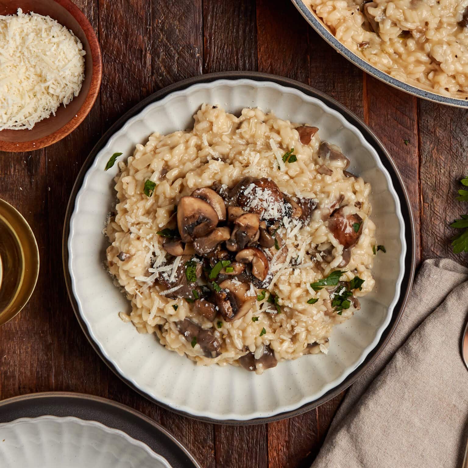 Mushroom Truffle Risotto | Casual Epicure